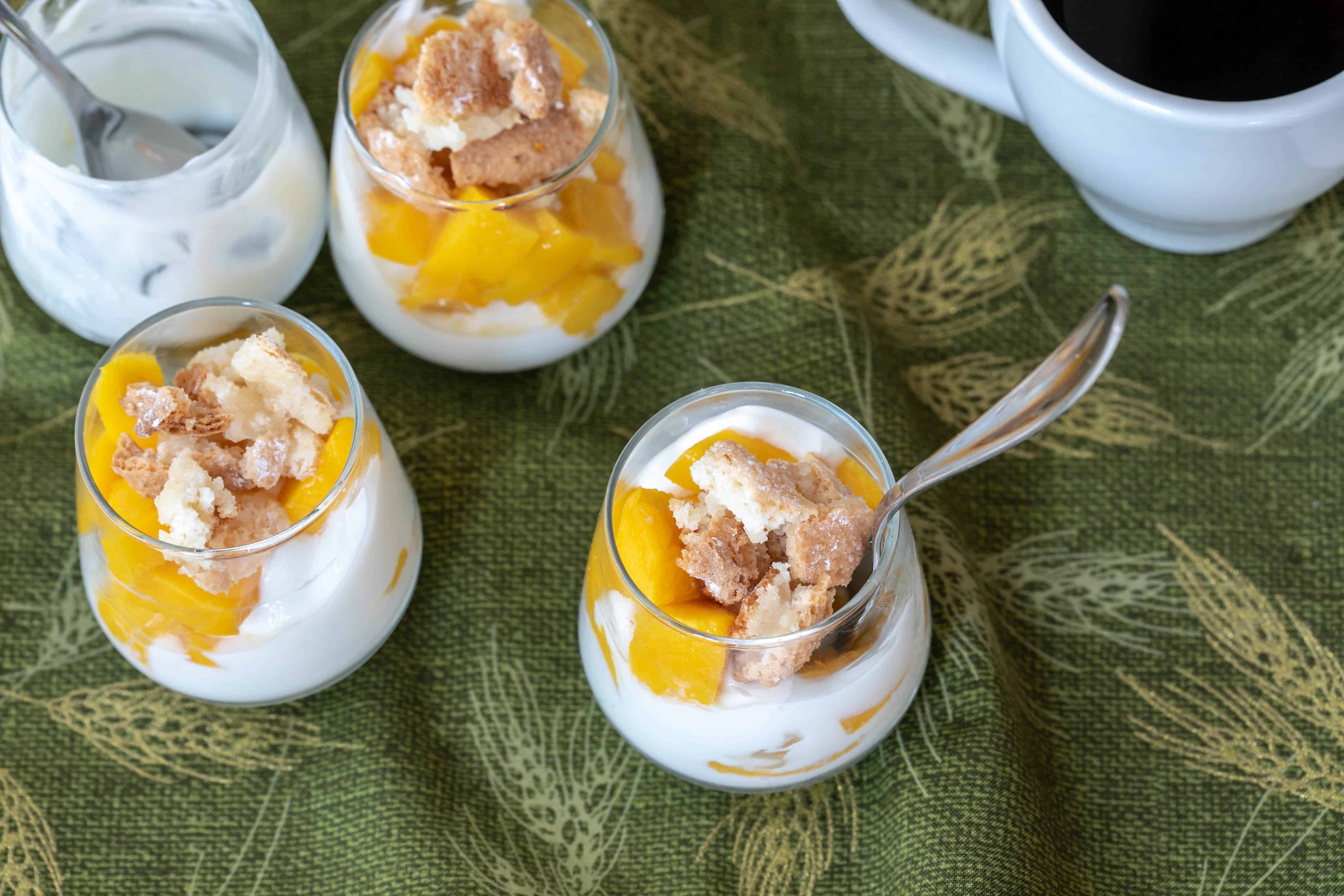 Mango Coconut Yogurt Parfait - Vanilla Bean Cuisine