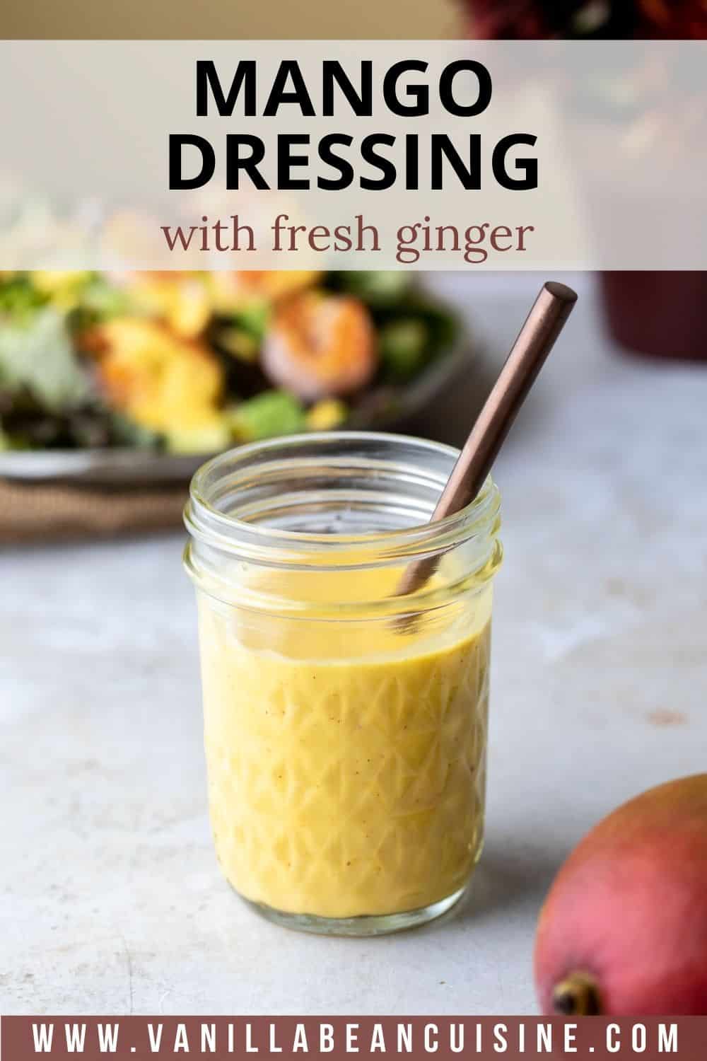 Creamy Spicy Mango Dressing