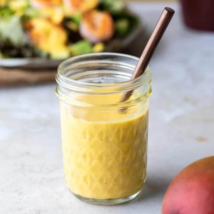 Creamy Spicy Mango Dressing