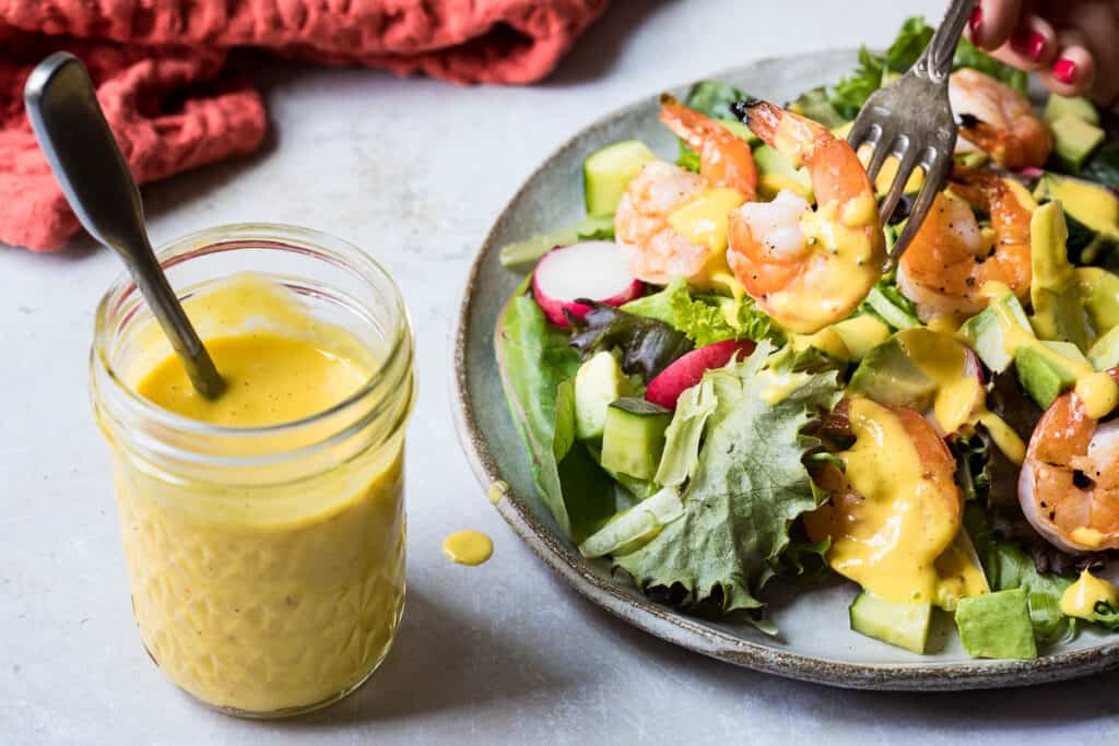 Creamy Spicy Mango Dressing