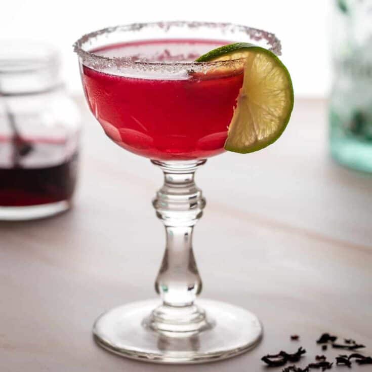 Hibiscus Margarita - Vanilla Bean Cuisine