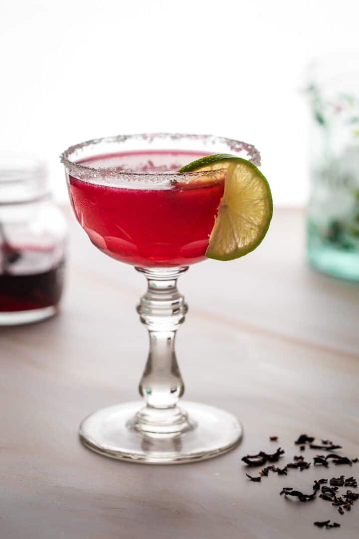 Hibiscus Margarita - Vanilla Bean Cuisine
