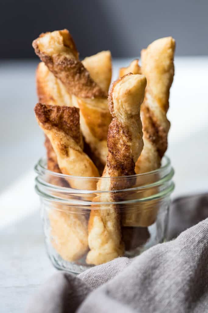 Puff Pastry Cinnamon Twists - Vanilla Bean Cuisine