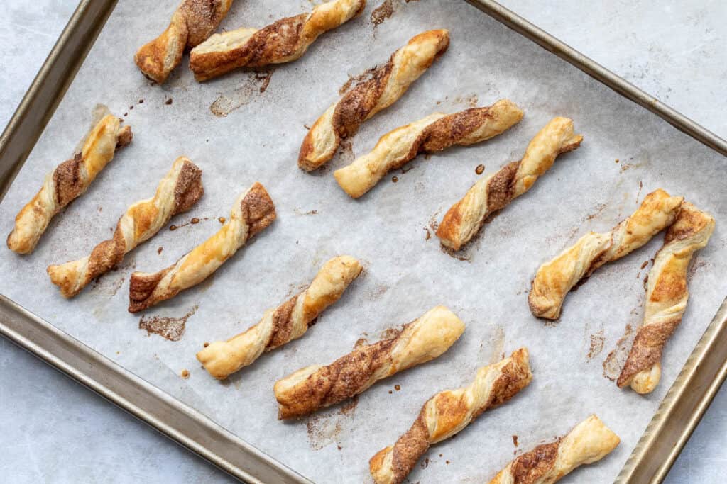 Puff Pastry Cinnamon Twists - Vanilla Bean Cuisine