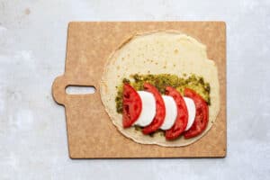 Caprese Crêpes with Pesto