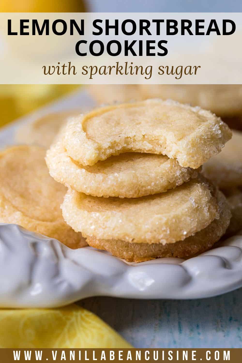 Best Lemon Shortbread Cookies Recipe - Vanilla Bean Cuisine