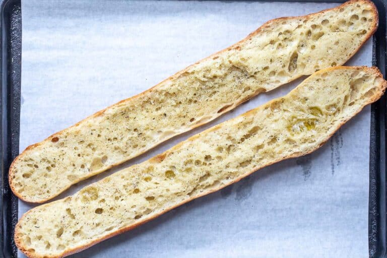 Baguette Garlic Bread - Vanilla Bean Cuisine