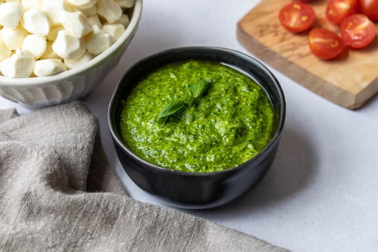 Lemony Ramp Pesto with Basil