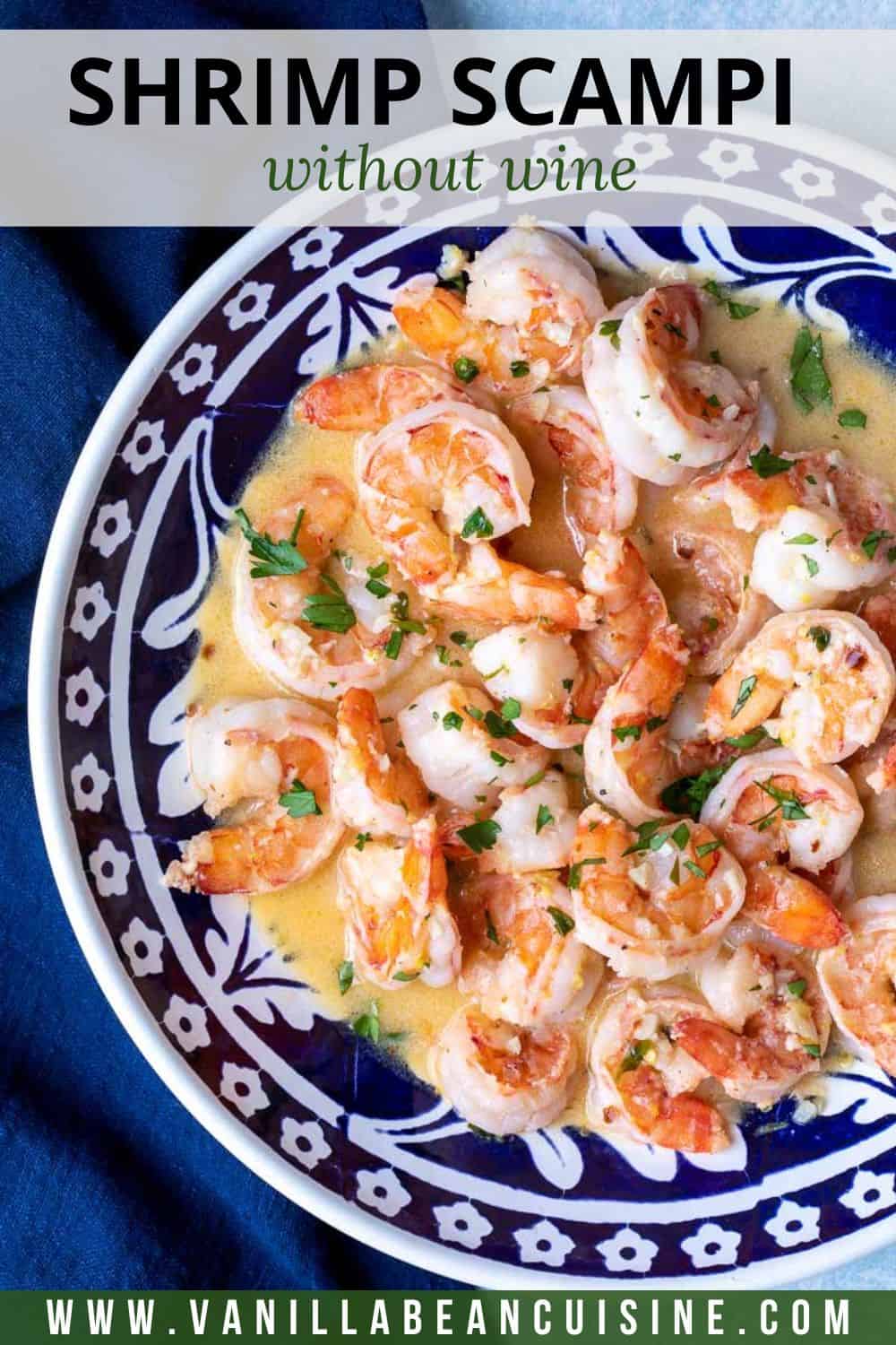 Shrimp Scampi Recipe without Wine - Vanilla Bean Cuisine