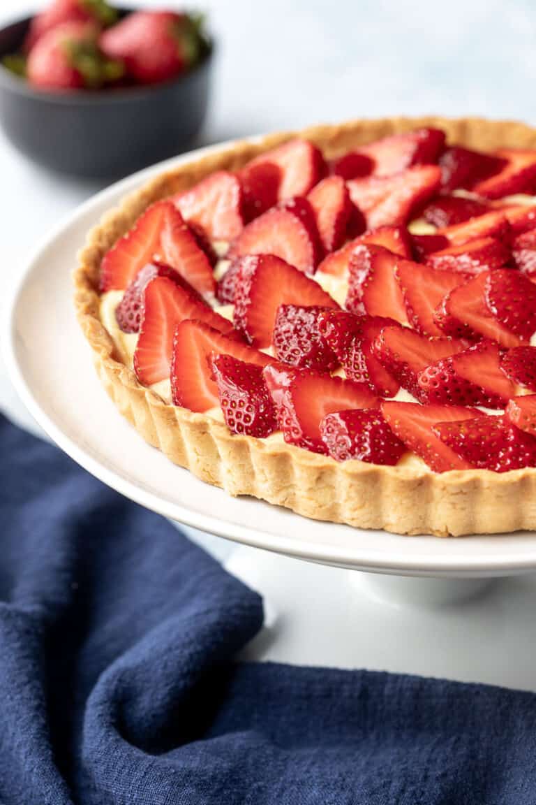 Tarte aux Fraises (French Strawberry Tart) - Vanilla Bean Cuisine