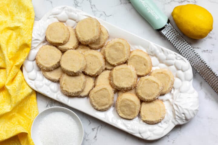 Best Lemon Shortbread Cookies Recipe - Vanilla Bean Cuisine