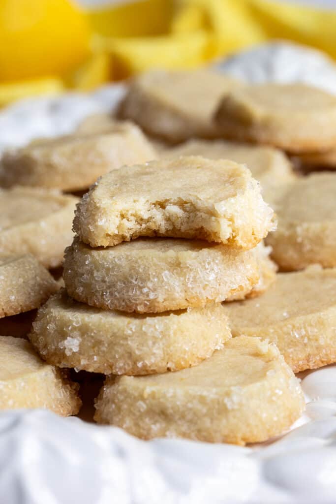Best Lemon Shortbread Cookies Recipe - Vanilla Bean Cuisine