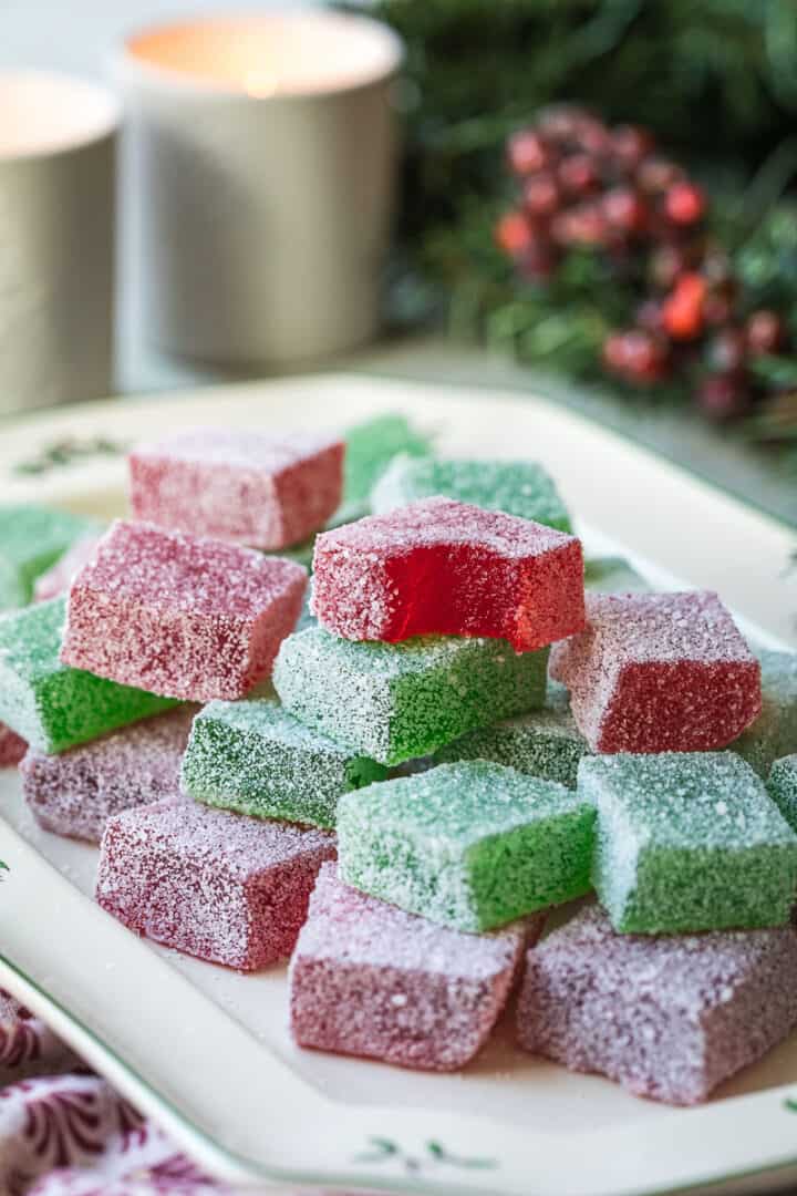Christmas Gumdrops - Vanilla Bean Cuisine