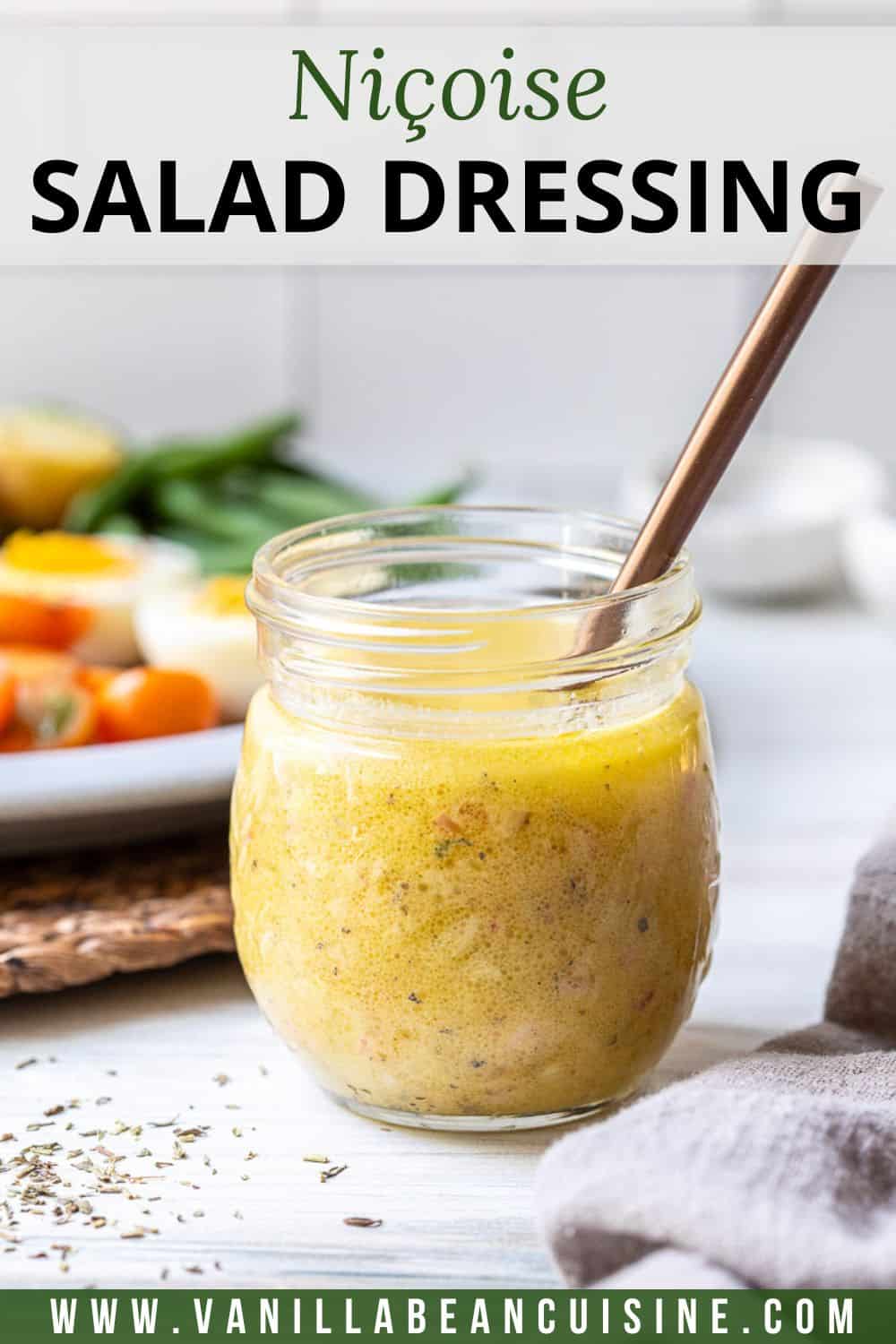 Classic Niçoise Salad Dressing - Vanilla Bean Cuisine