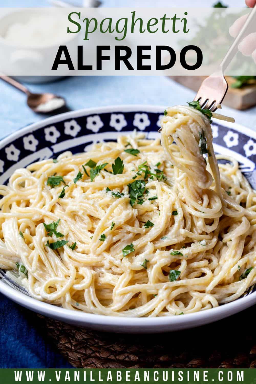 Alfredo Spaghetti - Vanilla Bean Cuisine