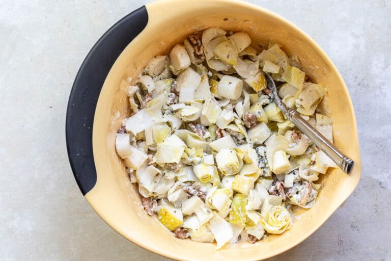 Endive Salad with Blue Cheese and Pears - Vanilla Bean Cuisine