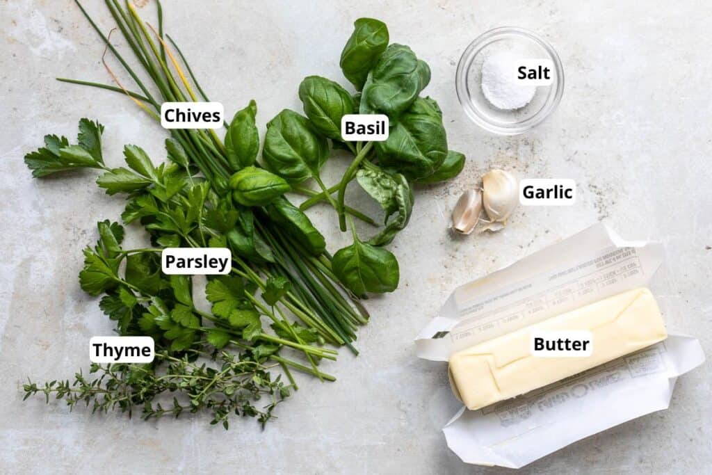 Garlic and Herb Compound Butter - Vanilla Bean Cuisine