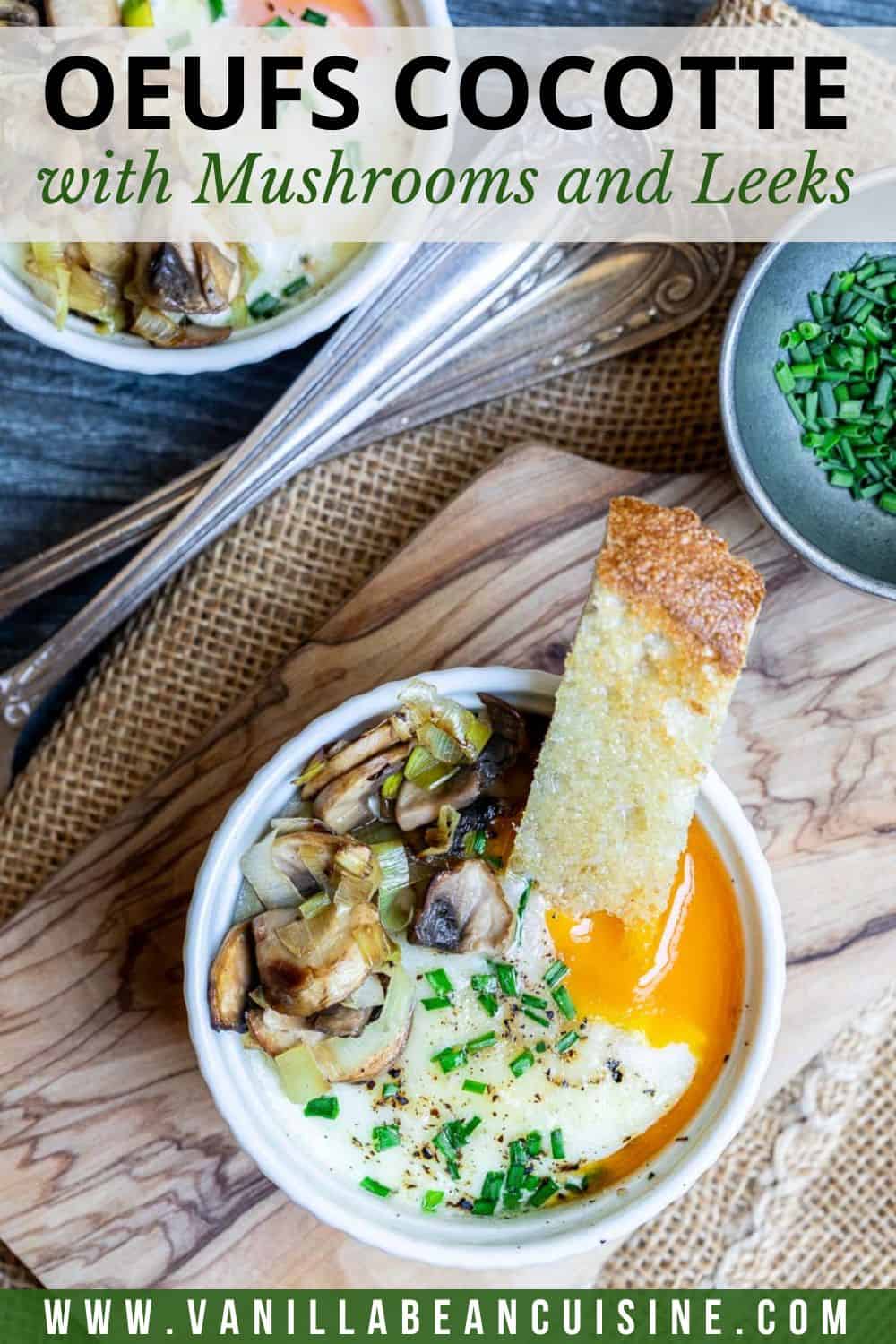 Oeufs Cocotte (Baked Eggs) - Vanilla Bean Cuisine